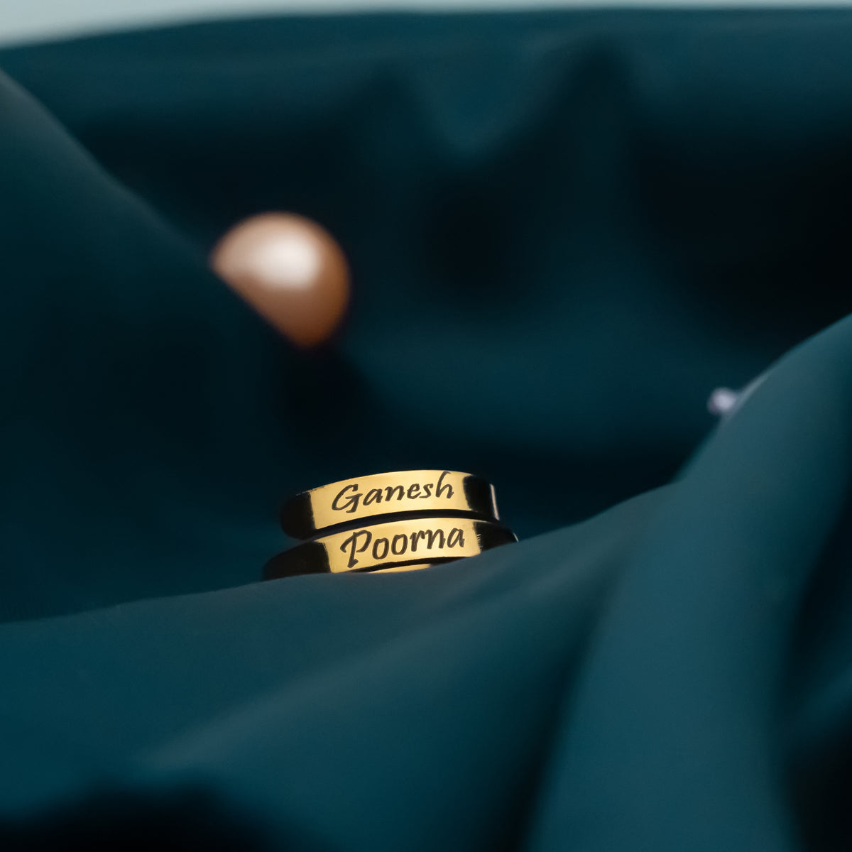 Customize Gold Name Ring – Zivi Fashion