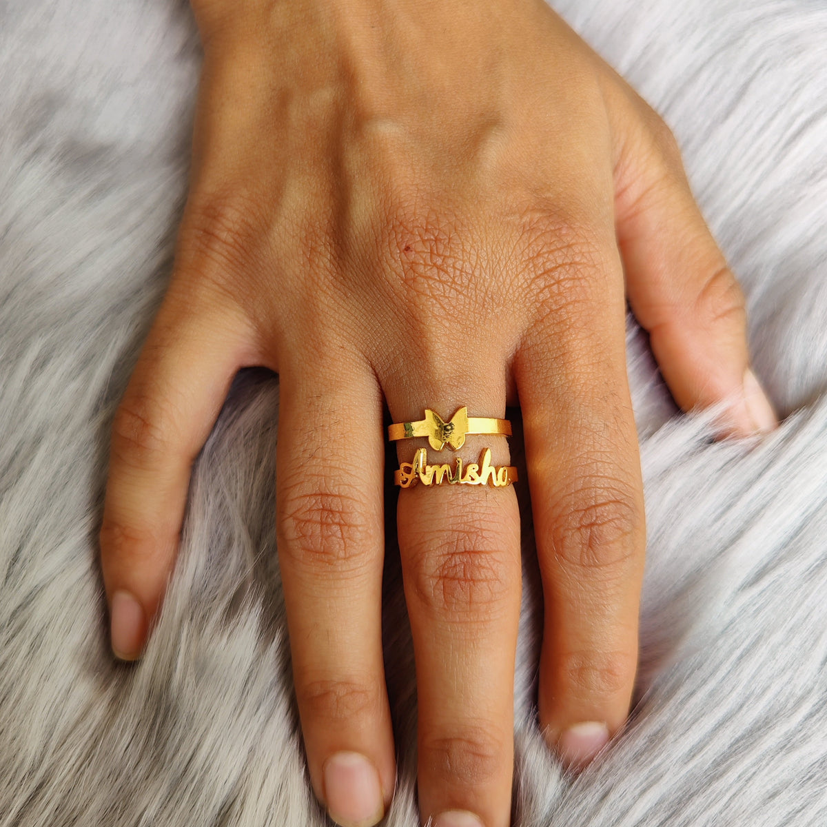 Customize Name Rings – Zivi Fashion